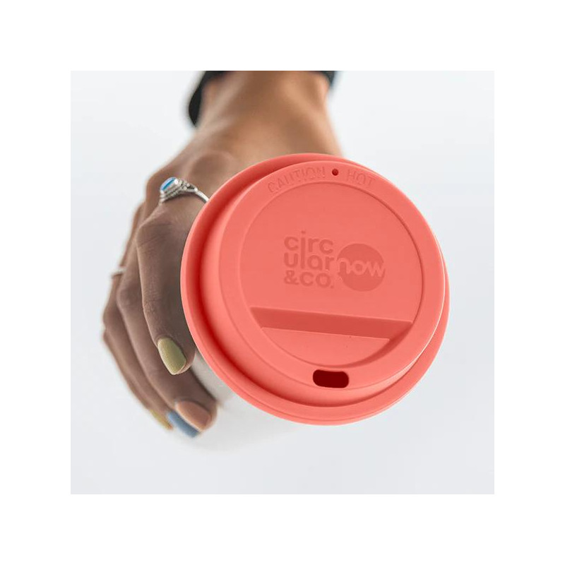 Circular NOW Cup 12oz Cream & Caught Out Coral - sustainable - www ...