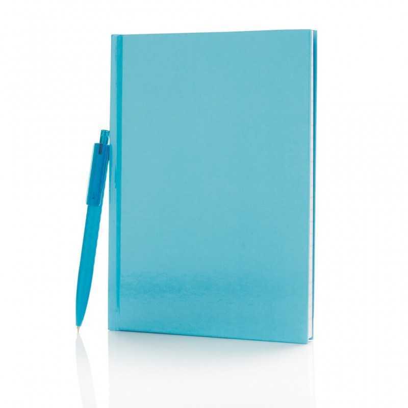 XD A5 Hard Cover Notebook With Pen - stationery - www.thefabstores.com