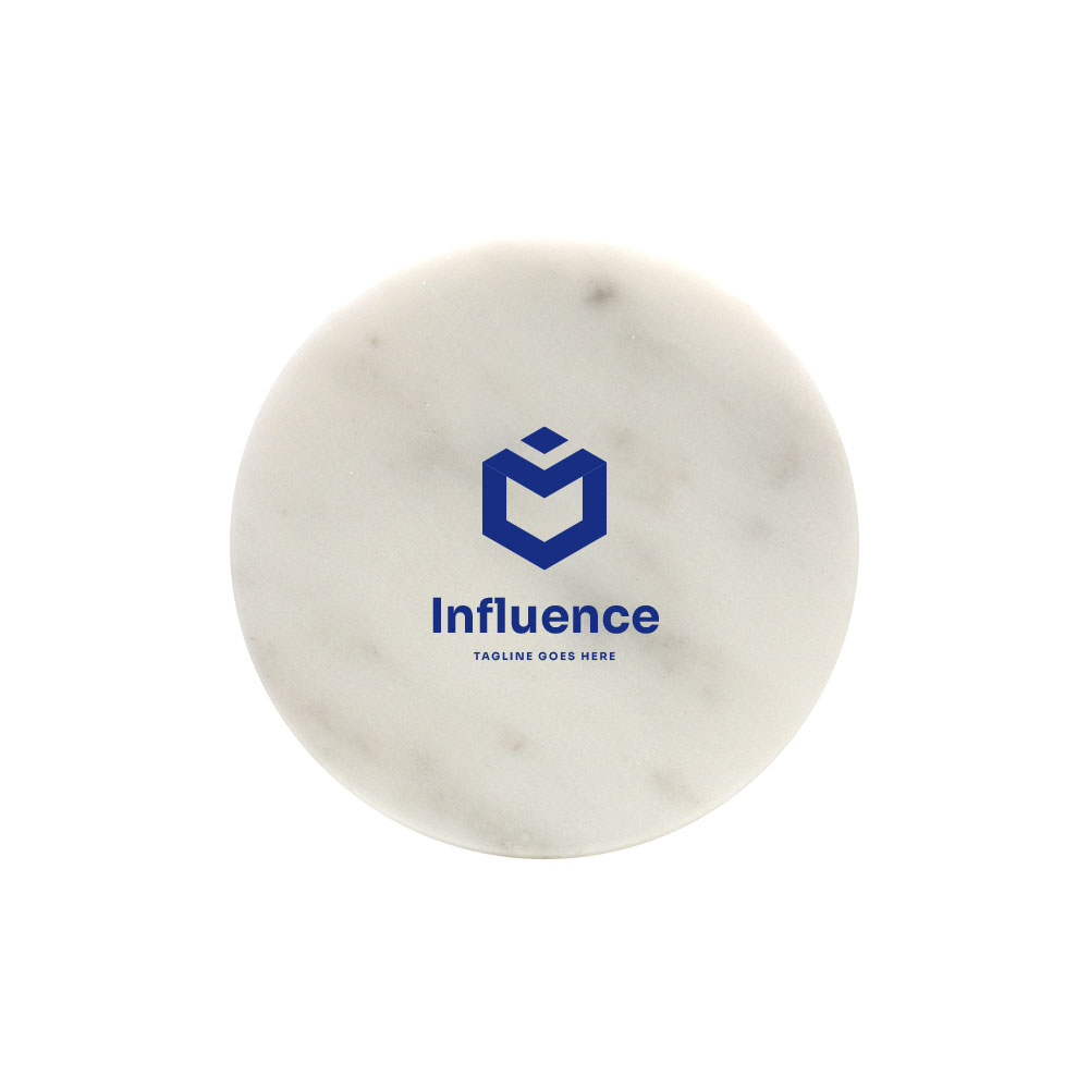 MARB-Round Marble Coaster - www.thefabstores.com