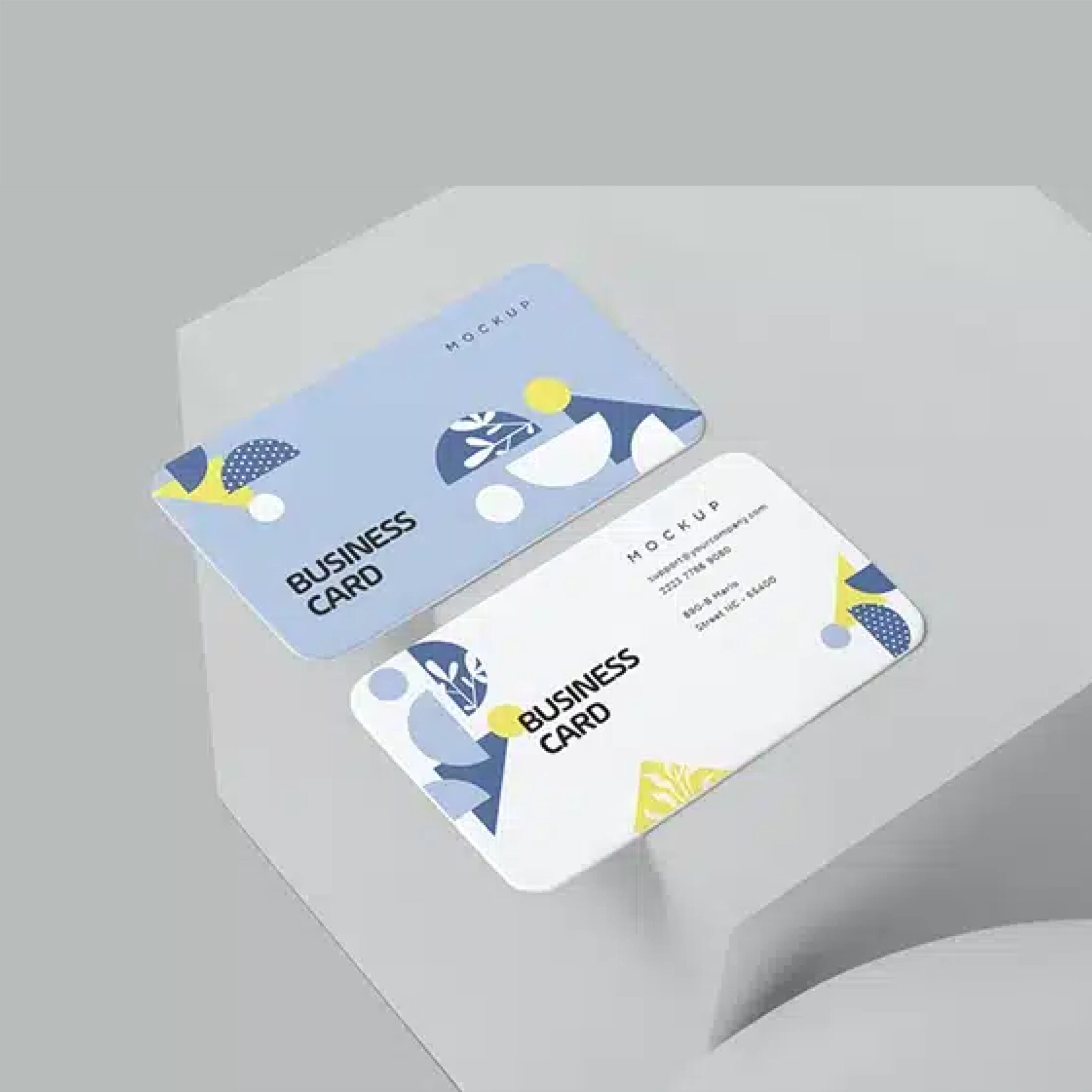Premium Rounded Corner Business Cards | The Fab Stores Dubai