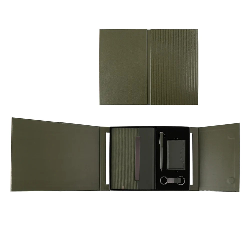 BUSINESS SET – Premium 5-Piece Professional Gift Set with PU Notebook ...