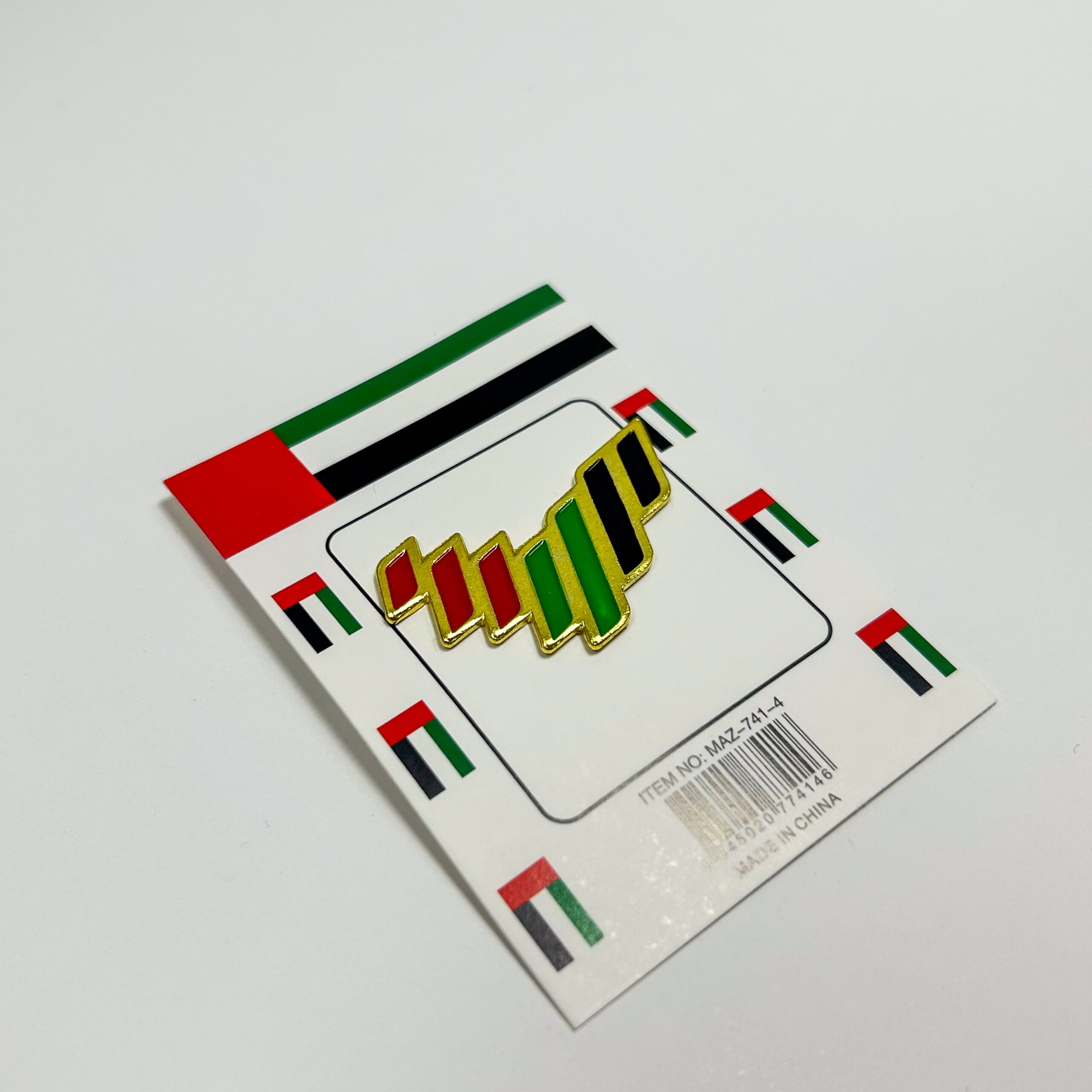 UAE National Brand Metal Badges Golden – collectible - www.thefabstores.com