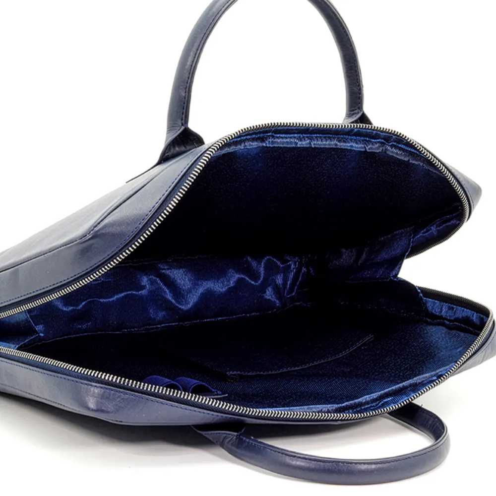 CHASE PLUS Laptop Bags in Premium Leather Regalia Blue – Bristol - www ...